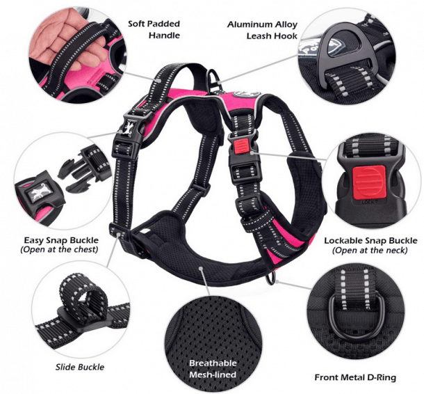 9 Best Pink Tactical Dog harness - K9 Rocks
